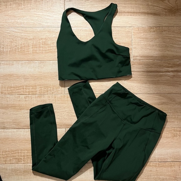 Zella | Other | Zella Green Workout Set | Poshmark